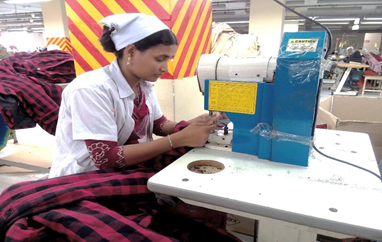The activities of the finishing department of a garments factory ...